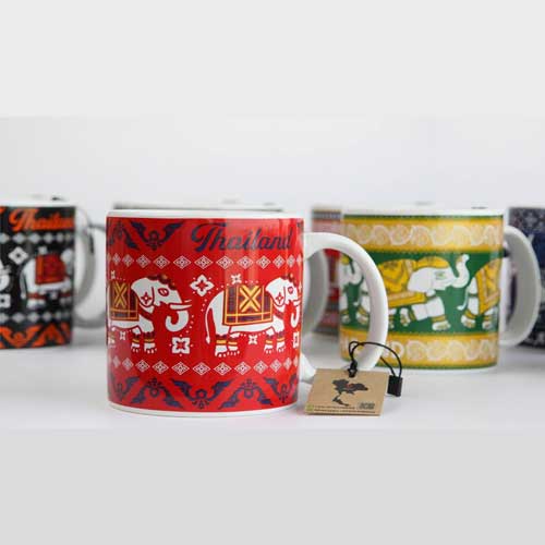 Think of Thailand Ceramic Mug 12oz. - EAT Thai Market